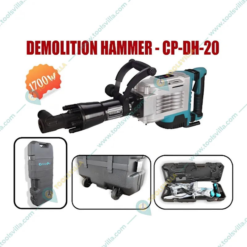 18.5Kg Demolition Hammer For Industrial Use Only, 1700W