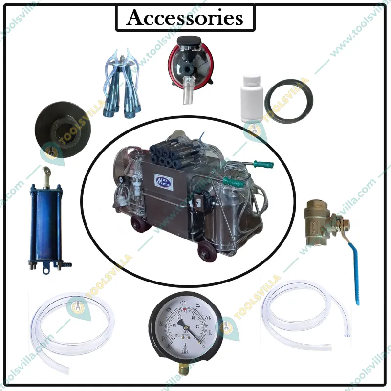 Commercial Double Bucket & Cluster (20x2)Liters Electric Milking ...