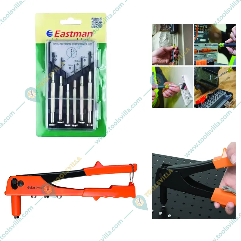 Eastman Hand Riveter, Precision Screw Driver Set