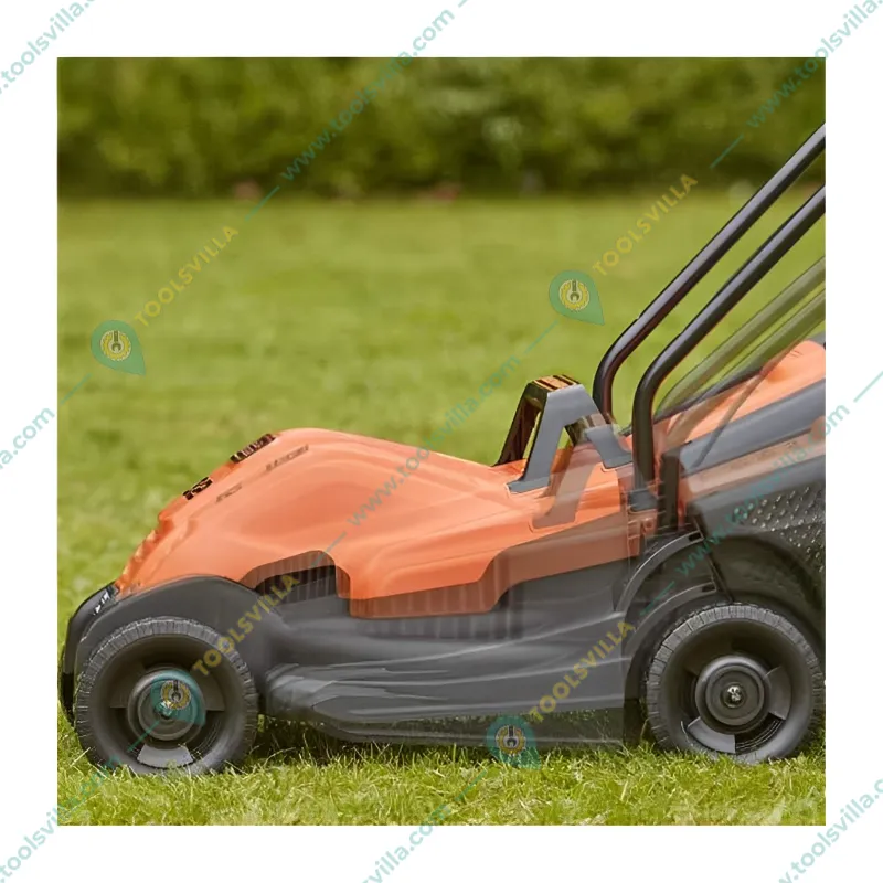 1200W, 32cm Electric Lawn Mower with Bike Handle