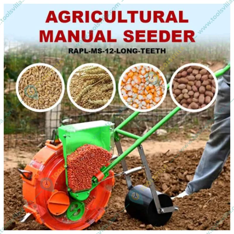 Agriculture Manual Hand Operated Seeding Machine, 12 Teeth Manual ...