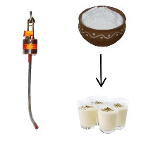 Made in India - Commercial 75L Flexible Pipe Hanging Machine for Lassi ...