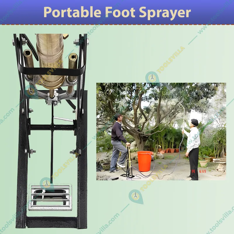 Greenleaf 103 x 19 x 14 cm Mild Steel Portable Foot Sprayer, 3L
