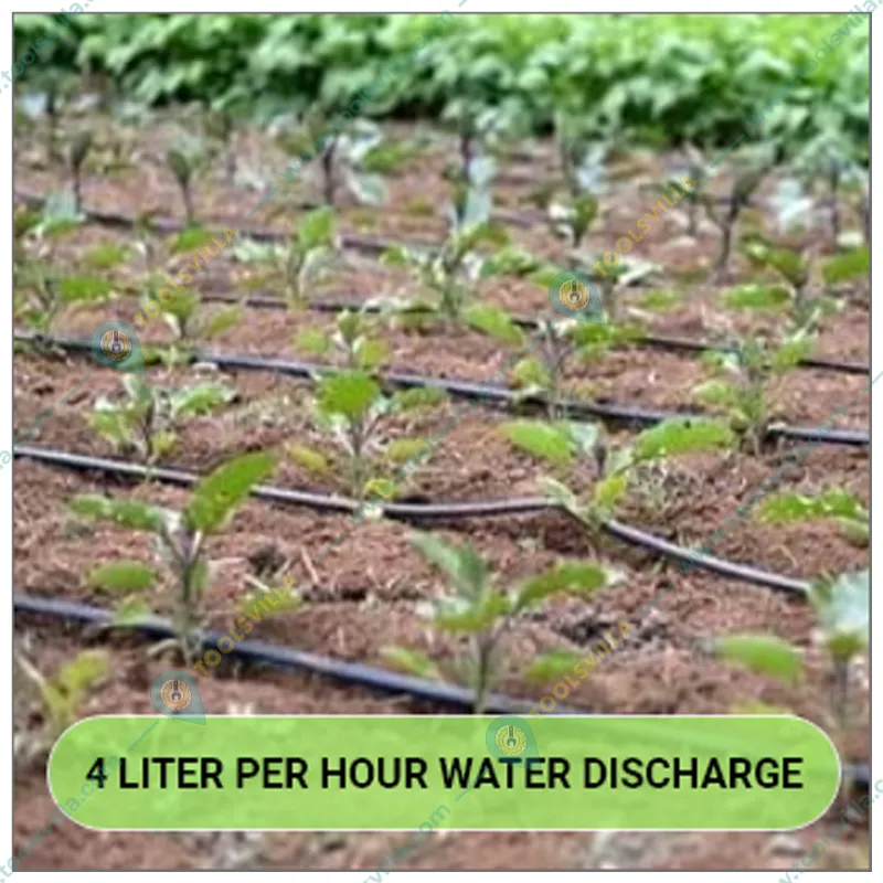 Heavy Duty 900 meter, 16 mm Flat Inline Drip Pipe with 30 cm Hole ...