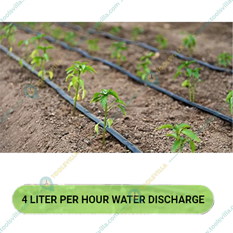 Heavy Duty 900 meter, 16 mm Flat Inline Drip Pipe with 30 cm Hole ...