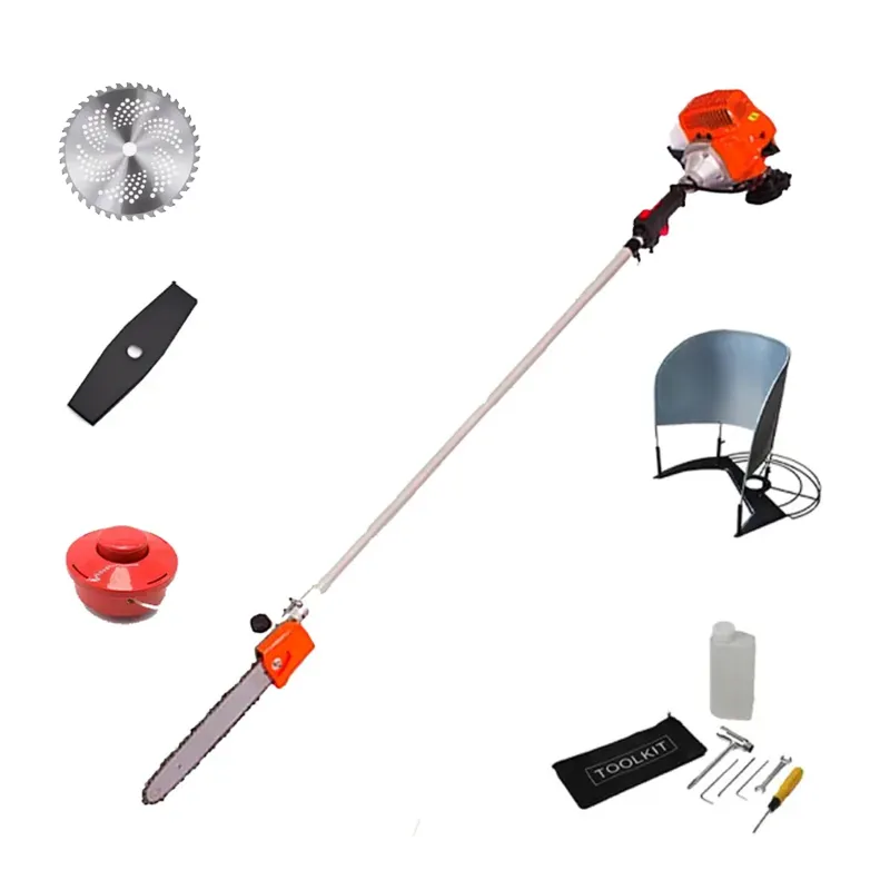 Heavy Duty 2 Stroke 52 CC 4 in 1 Multi Attachment Pole Pruner | Brush ...