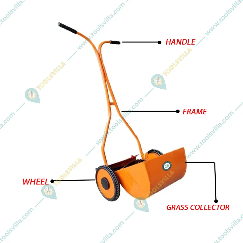 Heavy Duty 450 mm (18 inch) Cast Iron Super Wheel Push Mower | Ideal ...