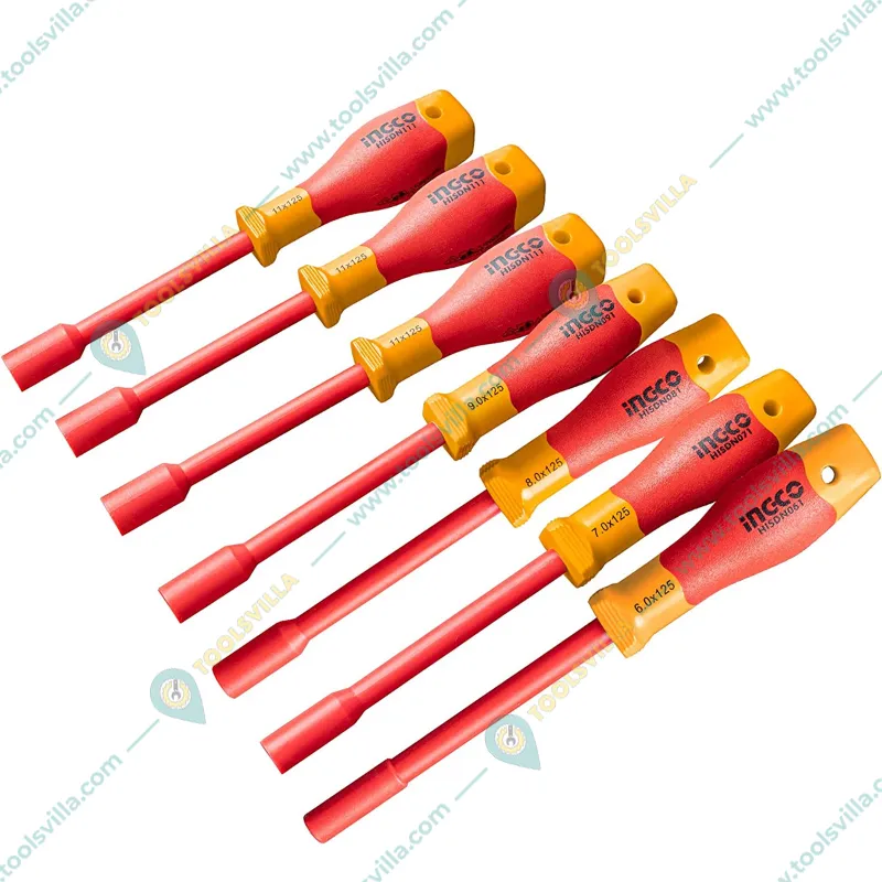 Ingco (HKISD0701) Insulated Nut Screwdriver Set