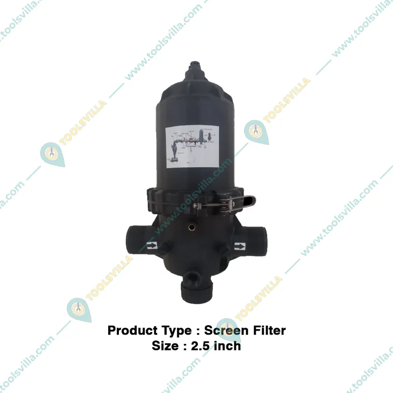 2.5 inch Irrigation Screen Filter for Filtration