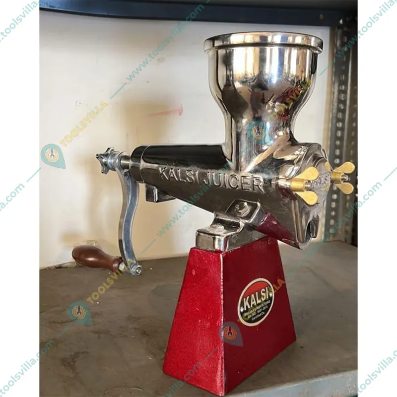 Kalsi Stainless Steel Hand Crank Citrus Fruit Juicer(Orange, Mosambi ...