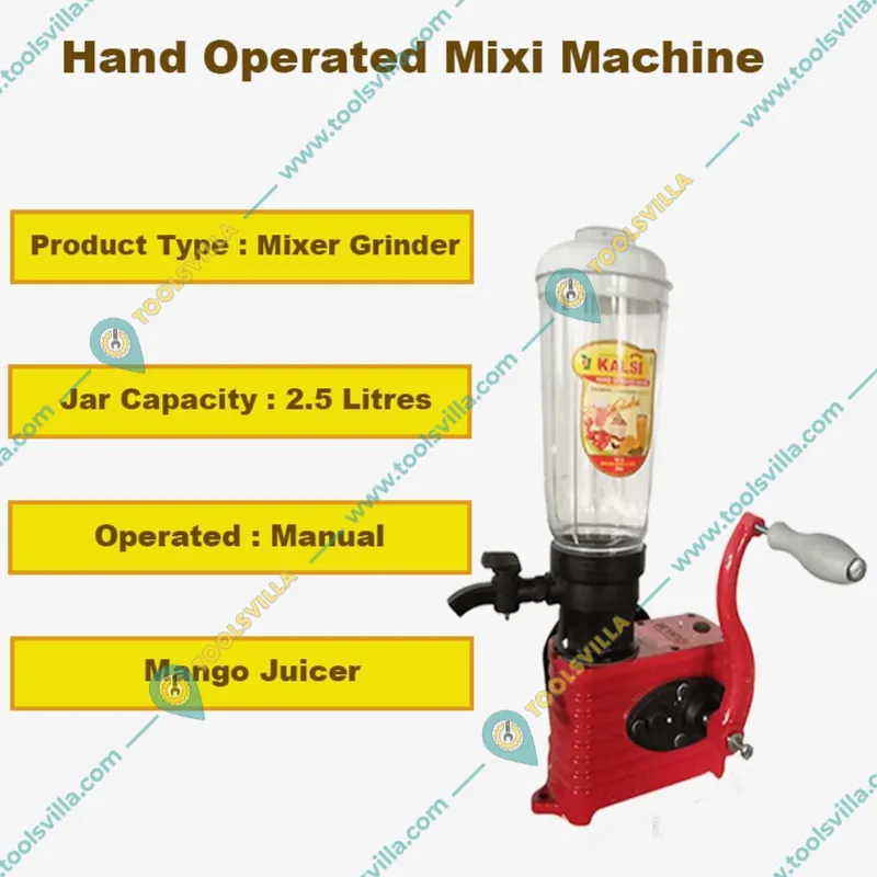 Kalsi Hand Operated Mixi Machine for Mango Juice