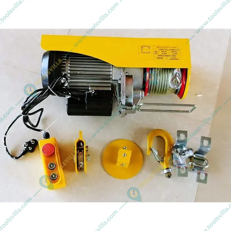 Heavy Duty 500 kg Electric Hoist with 1.5 HP Copper Winding Motor, 5 mm ...