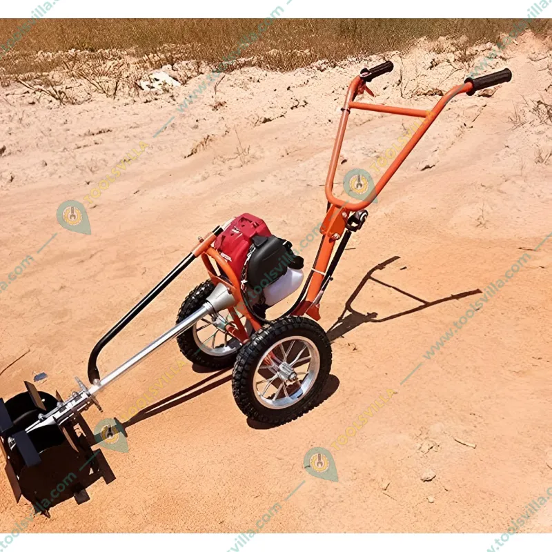 Generic (Imported) - Petrol Push Type Grass Cutter with Flat Tiller ...
