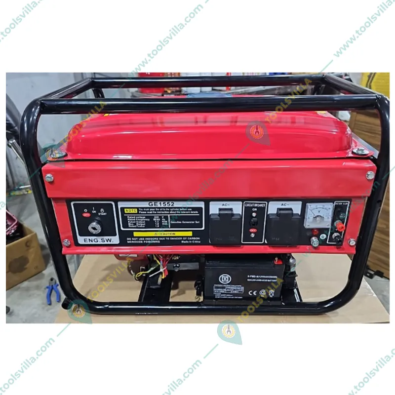 Heavy Duty 1KVA Single Phase Self Start Portable Petrol Generator