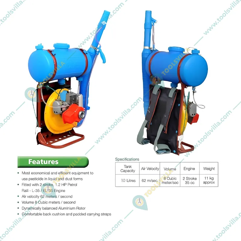 Eone Heavy Duty 2 Stroke Mist Blower with 10L Tank Capacity