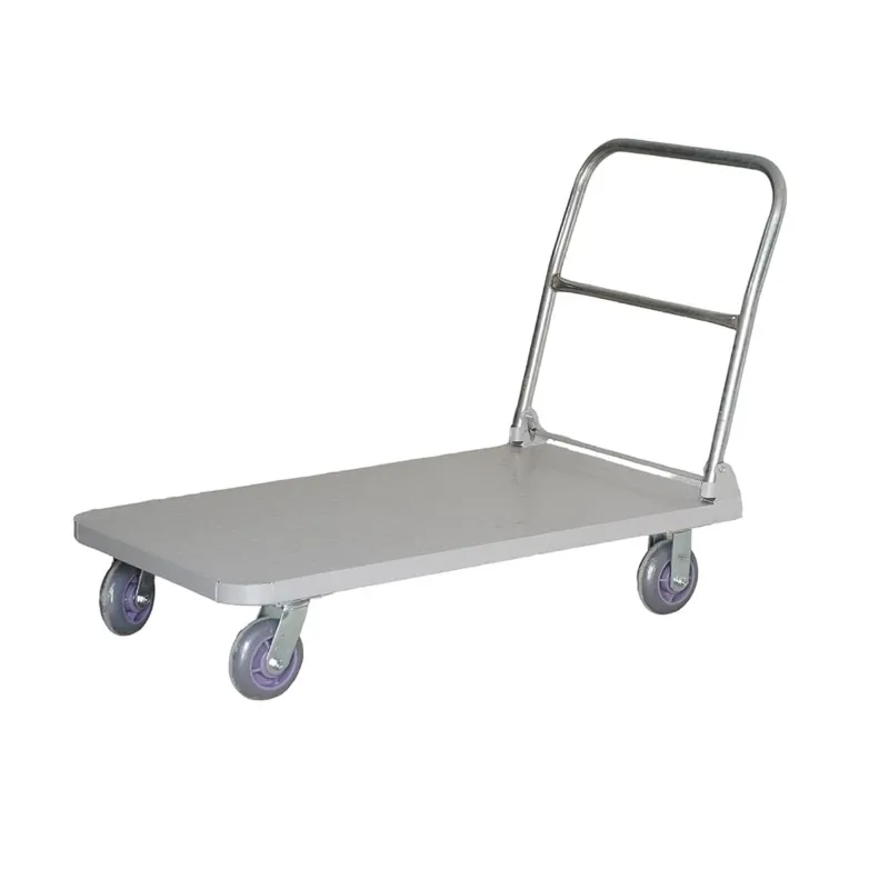 UTC 150 Kg Load Capacity Iron Body Foldable Platform Trolley With Steel ...