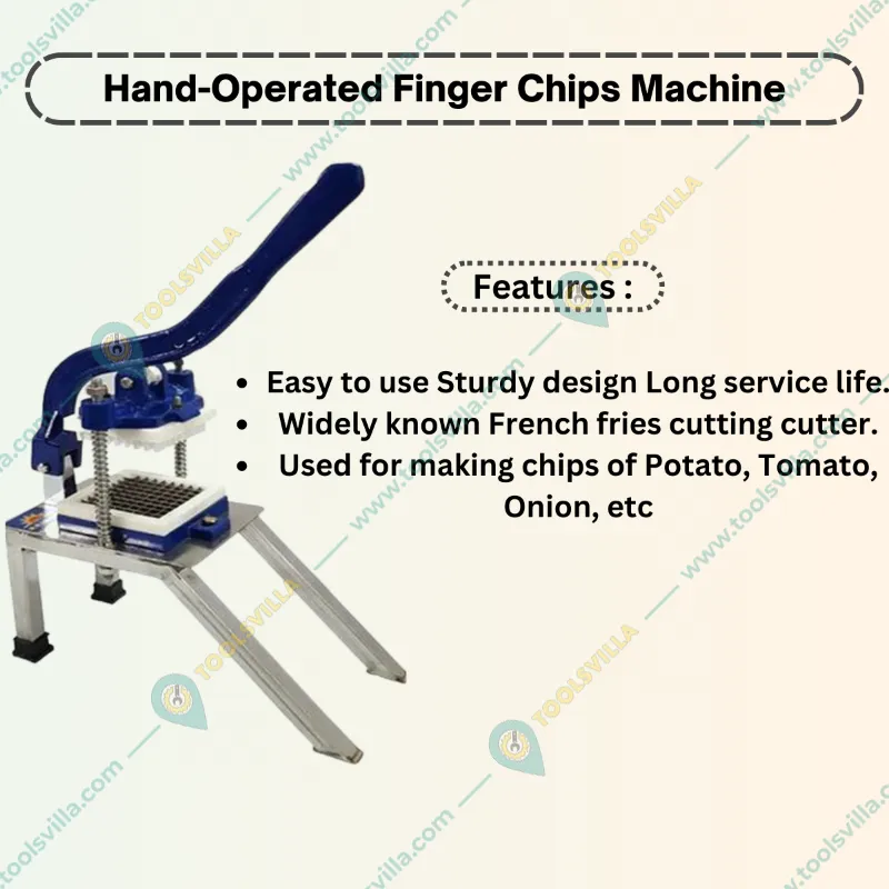 Heavy Duty Hand Operated Finger Chips Machine