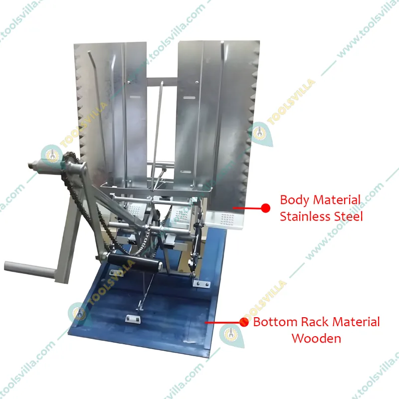 Double Row Stainless Steel Manual Rice Planter of 10 Row Spacing with ...
