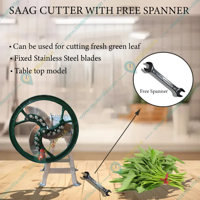 Hand Operated Table Top Angle Fitted 3 Blades Saag Cutter Machine with ...