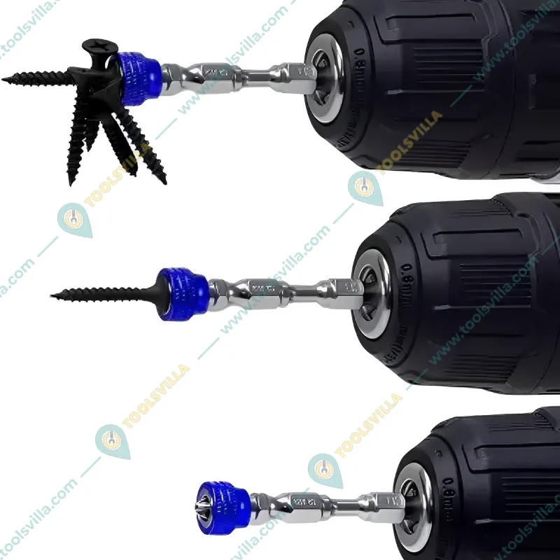 High Torque Screw Driver Bits with Magnetic Ring