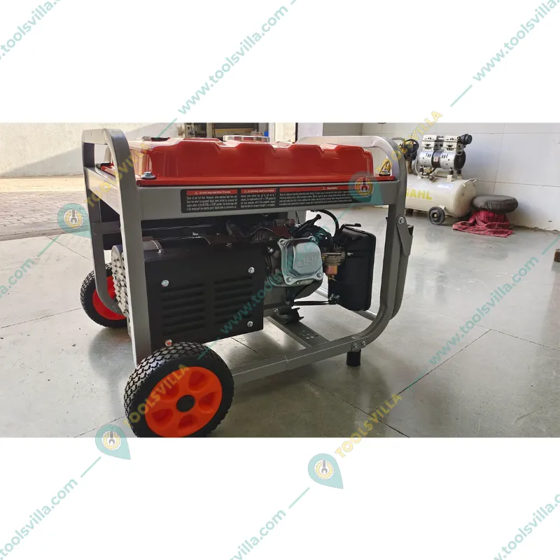 Heavy Duty 5 KVA Recoil and Self Start Portable Petrol Generator