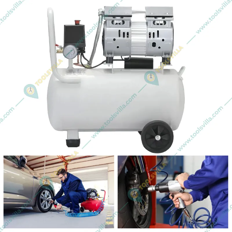 25 Litres Oil Free Sound Less Air Compressor With 1 HP Motor, 116 psi ...
