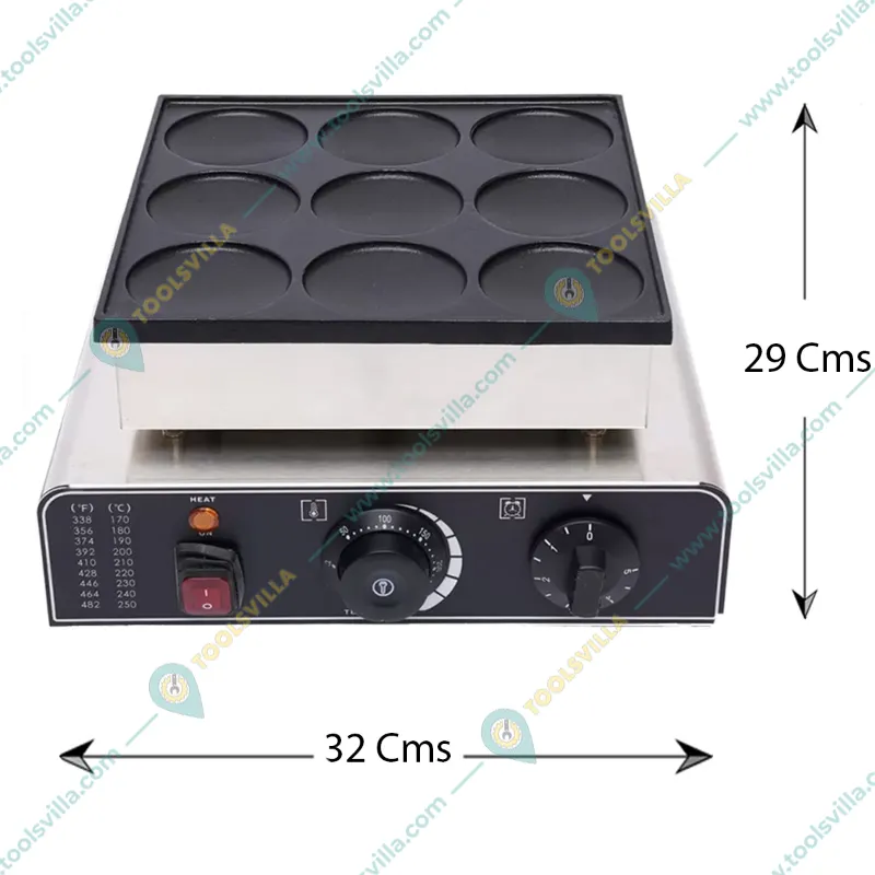 Commercial Stainless Steel Pancake Making Machine, 900W