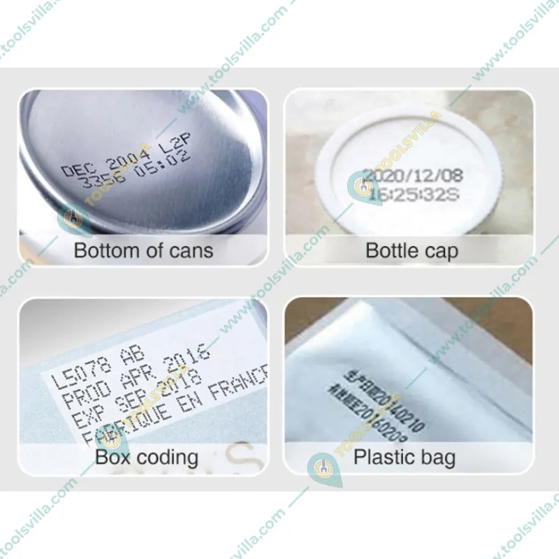 12.7mm Metal Body Logo and Barcode Printing Machine with Water Based ...