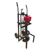 Imported - Trolley Type Earth Auger Machine with 10 Inch Auger Bit ...