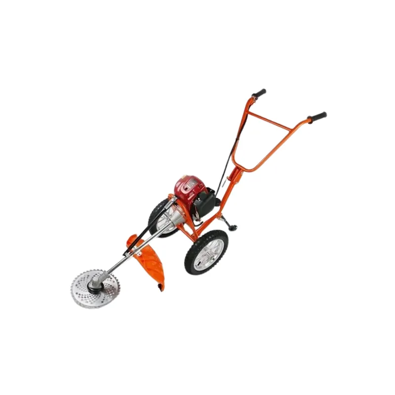 Heavy Duty 4 Stroke 35 CC Hand Push/ Trolley Type Brush Cutter with ...