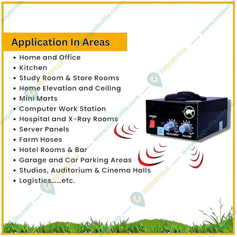 Earth Innovation Ultrasonic Rat and Rodent Repellent Device for 1500 sq ...