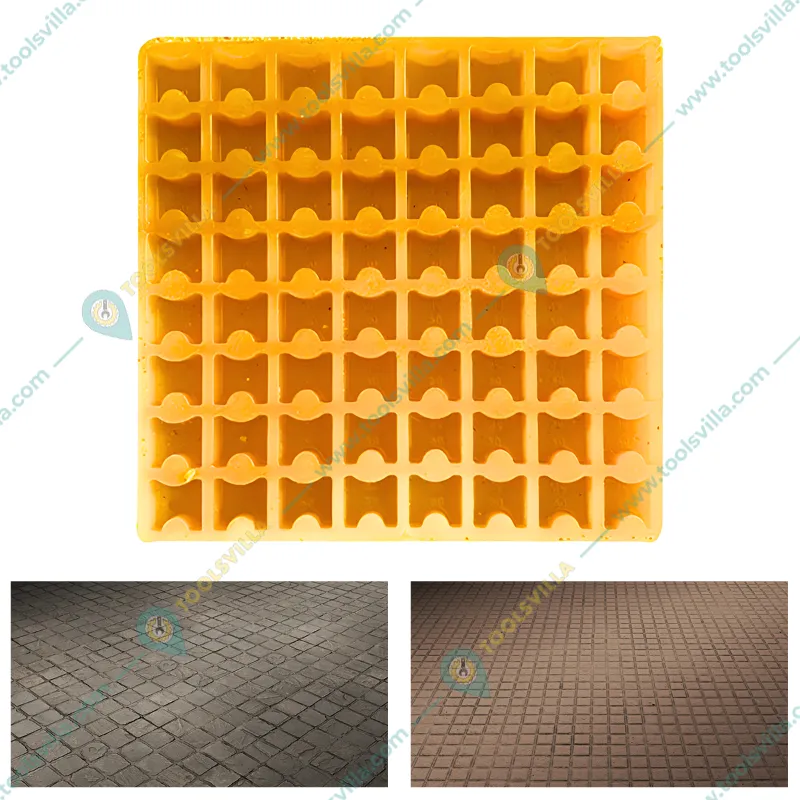 20,25 mm Rubber Cover Block Mould (64 Cavity) (U)