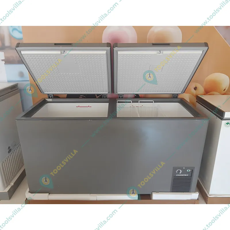 Heavy Duty 400 Liter Double Door Convertible Deep Freezer with 4 Years ...