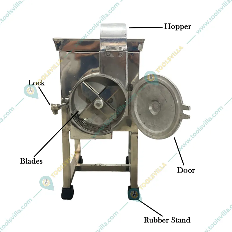 Generic ( Made in India ) - Automatic Stainless Steel Vegetable Chopper ...