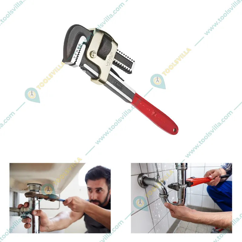 Venus 450 mm Stillson Type Polish Jaws Pipe Wrench