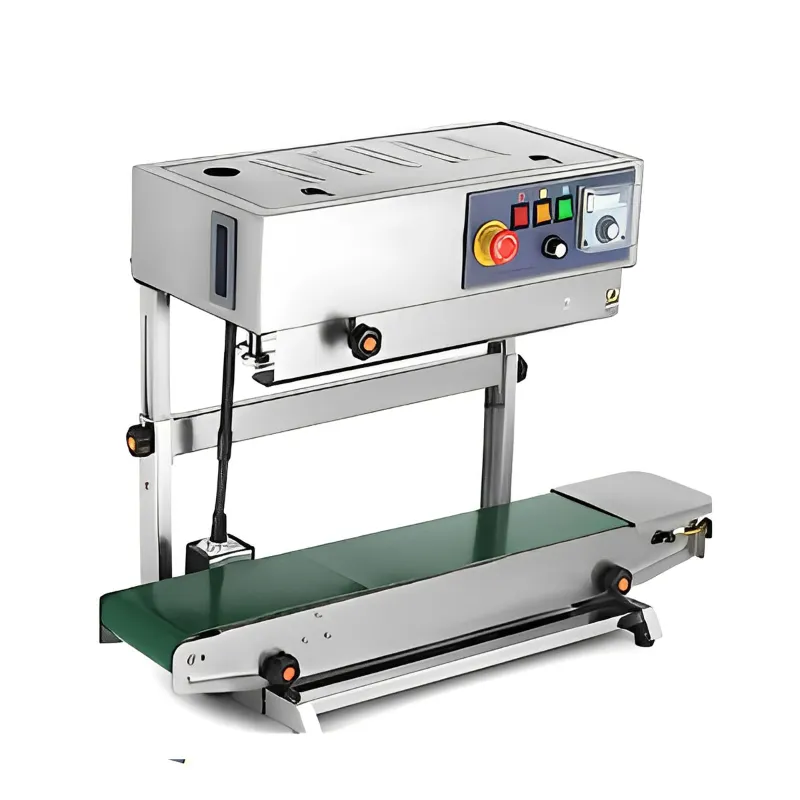 Heavy Duty SS Automatic Continuous Vertical Band Sealer With Stand