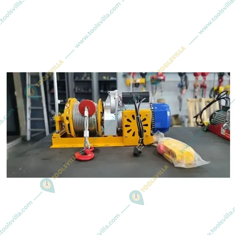 Crossbee 500 kg Mini Crane 360° With Electric Clutch Winch & One Wheel Trolley,3 HP Motor & 50 ...