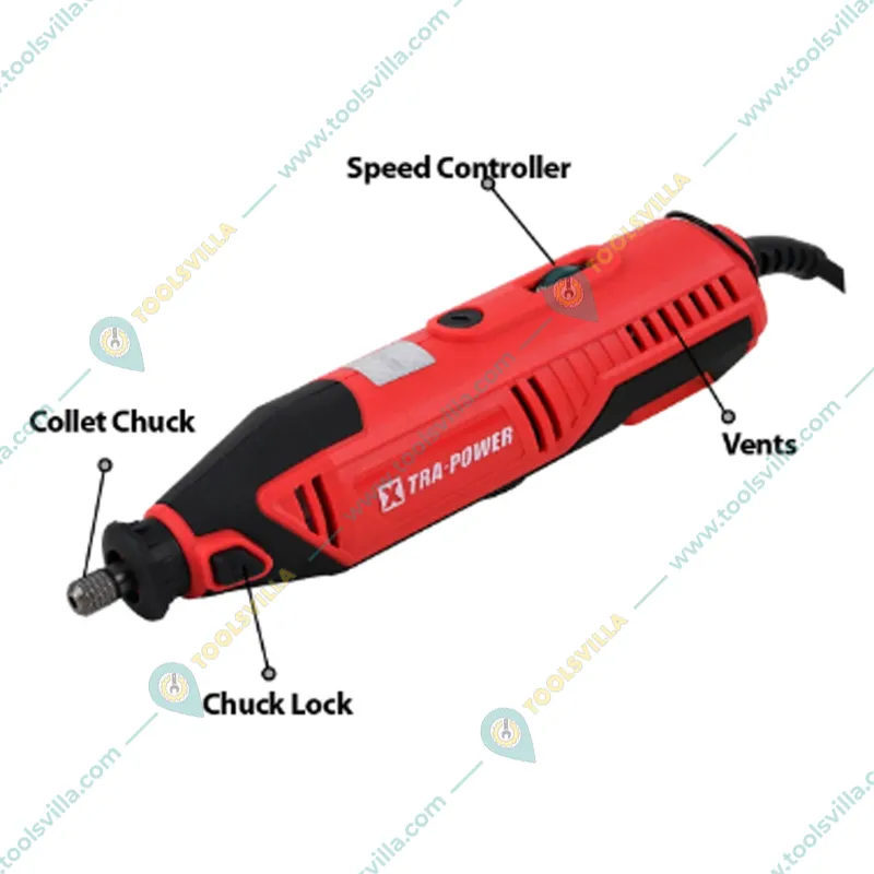 Xtra Power - Xtra-Power 3 mm 180 Watt Die Grinder with Kit, 8000-35000 ...