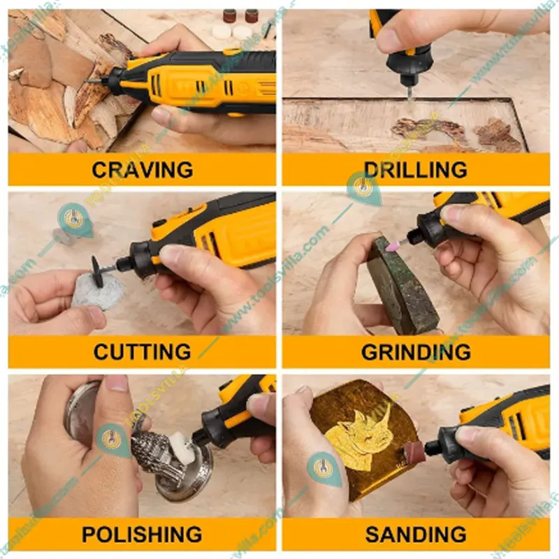 Xtra Power - Xtra-Power 3 mm 180 Watt Die Grinder with Kit, 8000-35000 ...